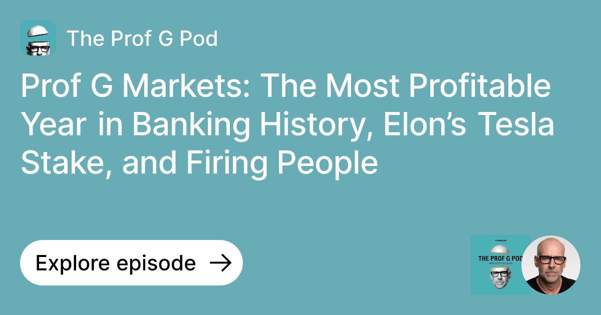 Episode: Prof G Markets: The Most Profitable Year in Banking History ...